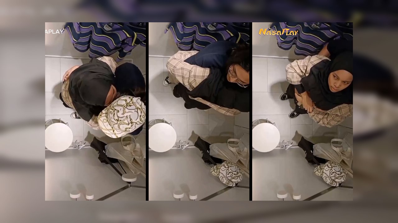 Ukhti Jilbab Mesum Sama Pacar di Fitting Room | Bokep indo
